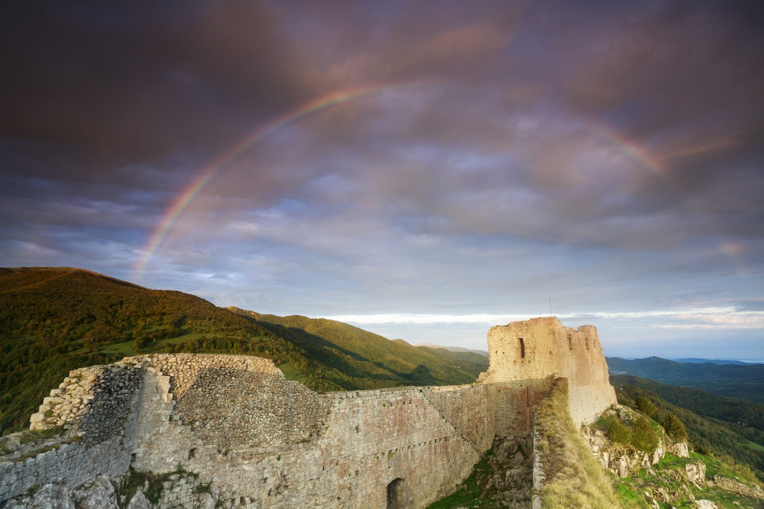 Le château de Montségur en Ariège